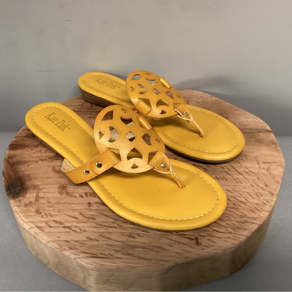 Kate Park | Shoes | Kate Park Womens Yellow Gold Color Sandals 7m Very ...